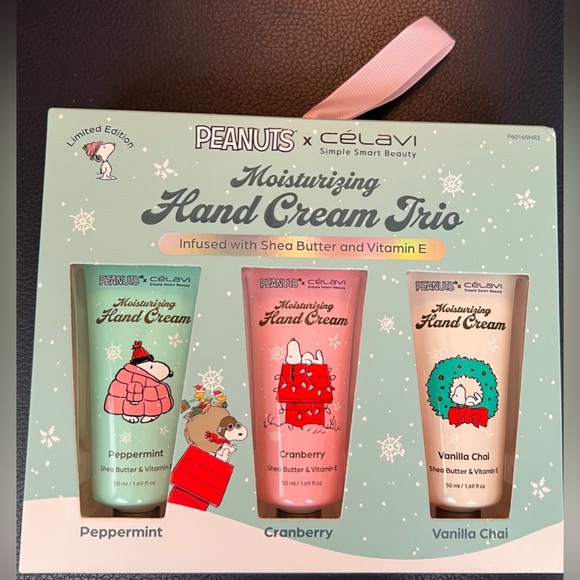 Celavi | Skincare | Peanuts X Celavi Hand Cream Trio | Poshmark